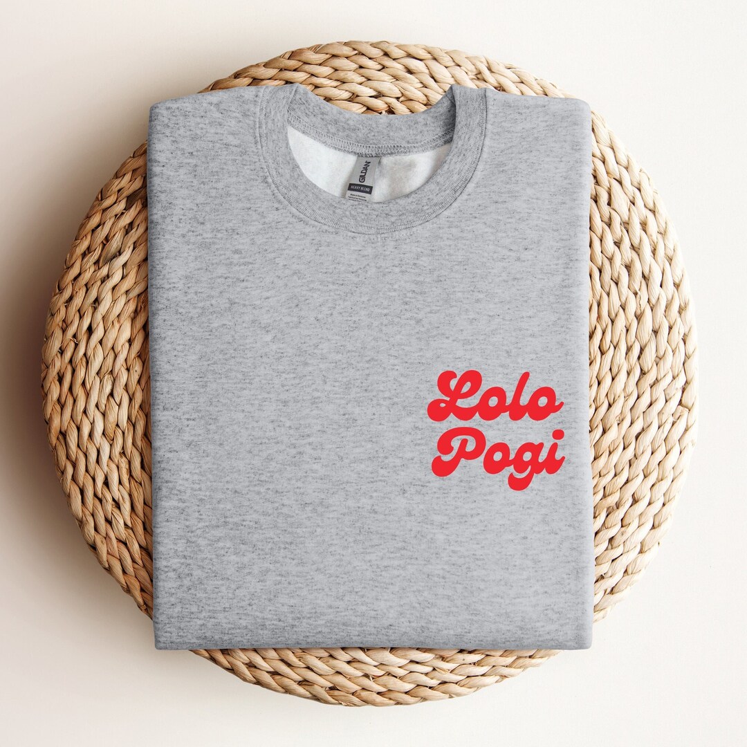 Filipino Sweatshirt Lolo Pogi Embroidered, Filipino Grandpa Lolo Gift ...