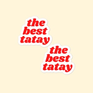 Lolo Lola Nanay Tatay Tita Tito Filipino Tagalog Sticker, Philippine ...