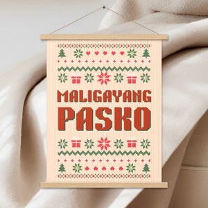 Maligayang Pasko Merry Christmas Philippines Home Decor, Tagalog ...