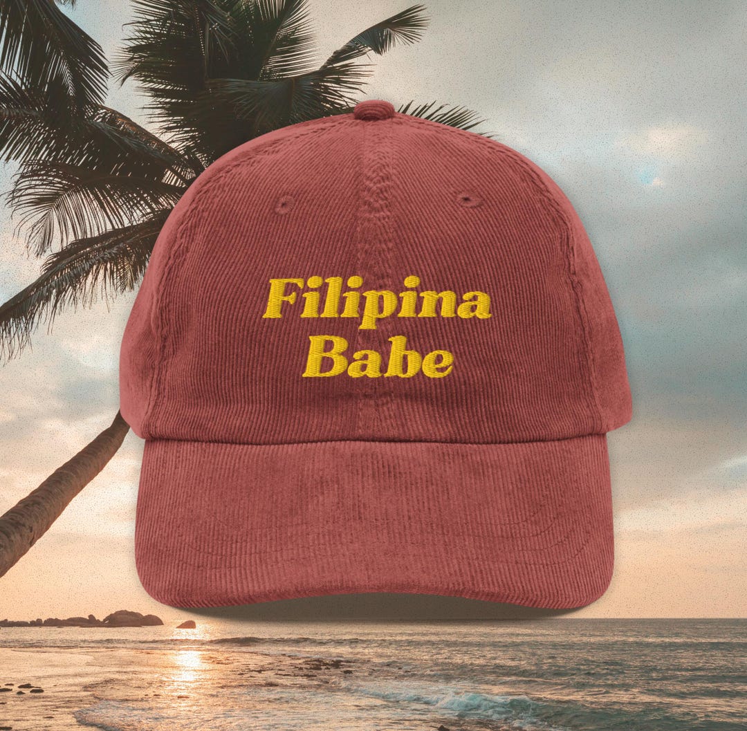 Philippines Filipina Babe Embroidered Cap, Personalized Filipino Gifts ...