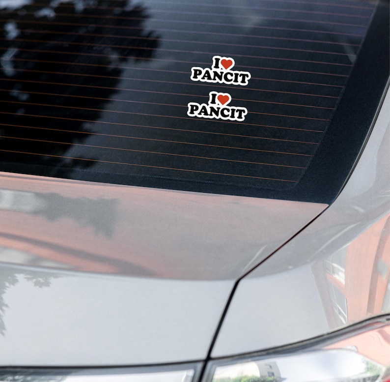 Love Pancit Filipino Sticker - Tagalog Laptop Car Decal Proud Pinoy ...