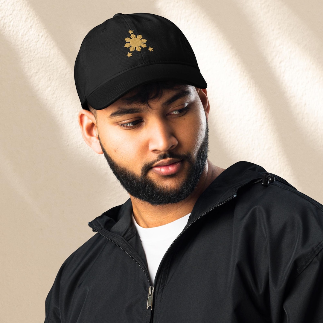 Stars & Sun Philippine Cap, Filipino Dad Hat, Proud Pinoy Cap, Filipino ...