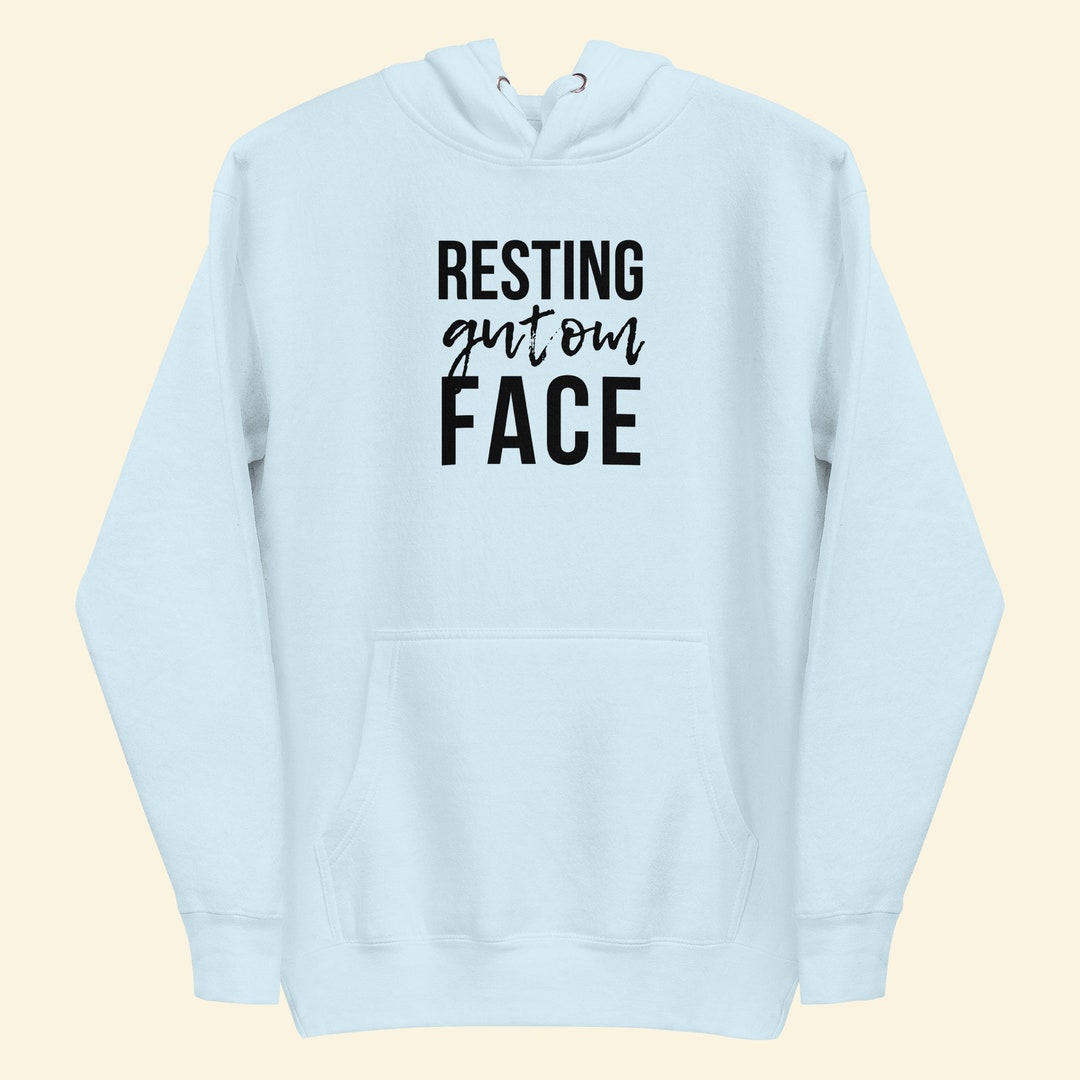 Resting Gutom Hungry Face Filipino Hoodie, Funny Philippines Hoodie ...