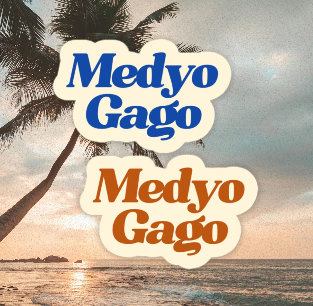 Funny Filipino Sticker: Medyo Gago Pinoy Decor Tagalog Laptop Car Decal ...