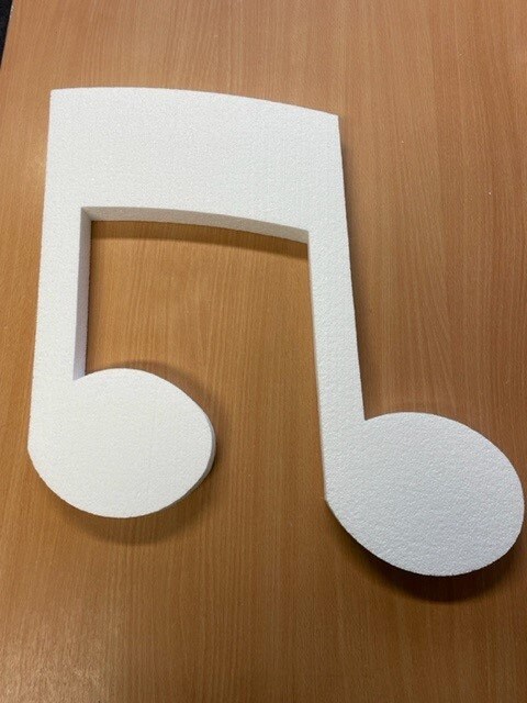 Polystyrene Shapes Music Note / Cannabis Leaf - Etsy