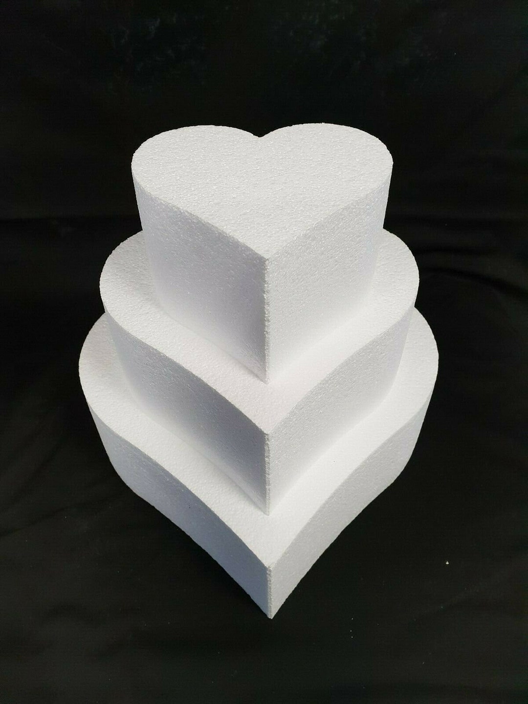 Polystyrene Cake Dummy, Various Size, Depth and Shape - Heart - Etsy