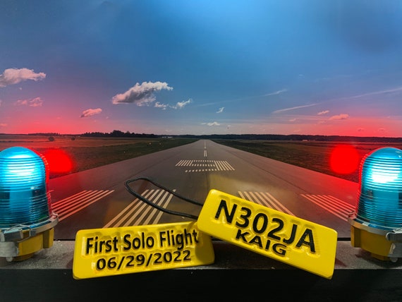 Commemorate Your First Solo Flight With These Custom Crafted - Etsy