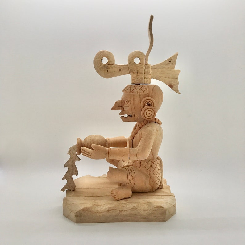 Chaac dieu maya de la pluie statue sculptée à la main - Etsy France