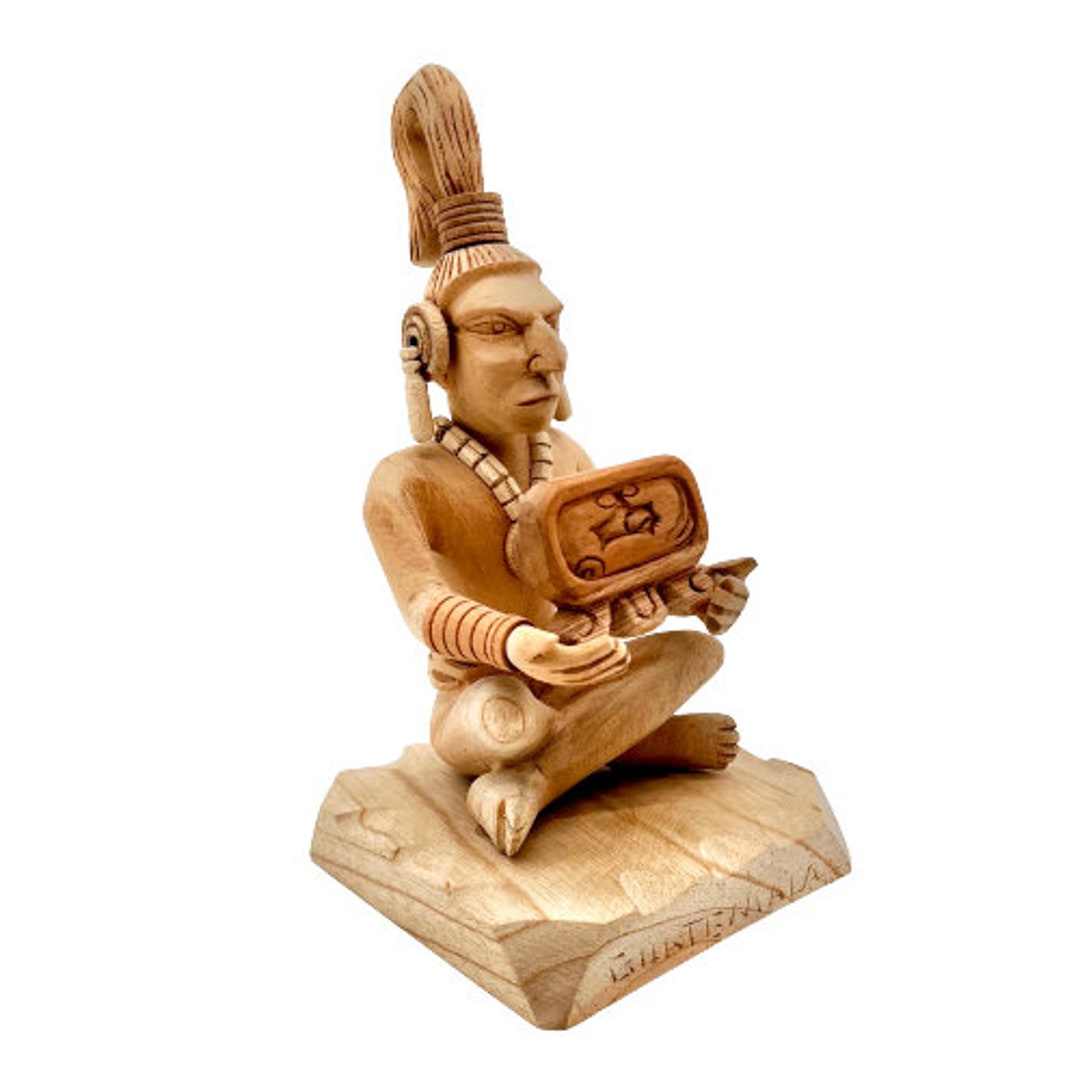 Tzolkin or Chol Qij Statue Representing the Sacred Mayan - Etsy