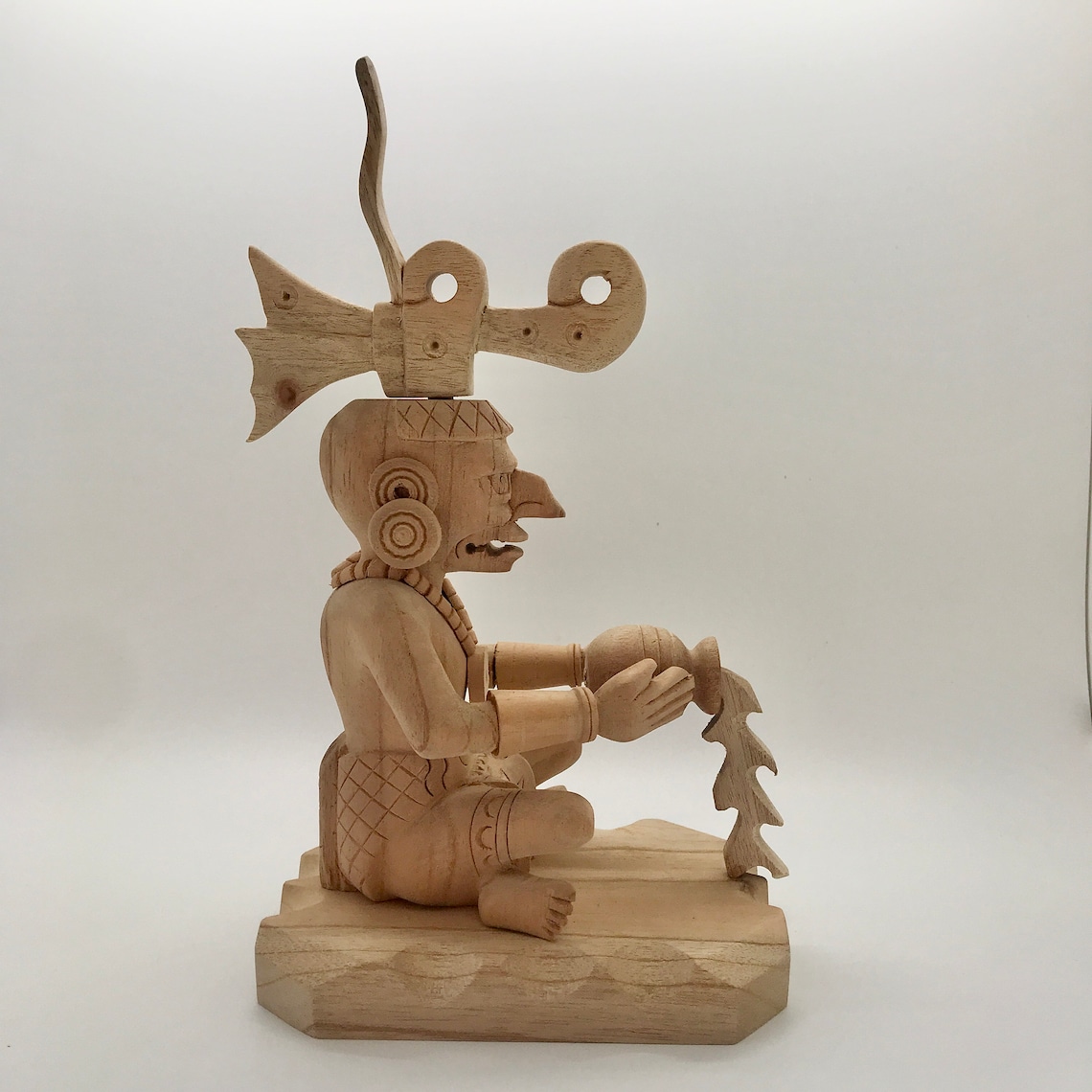 Chaac Mayan Rain God Hand-carved Statue - Etsy
