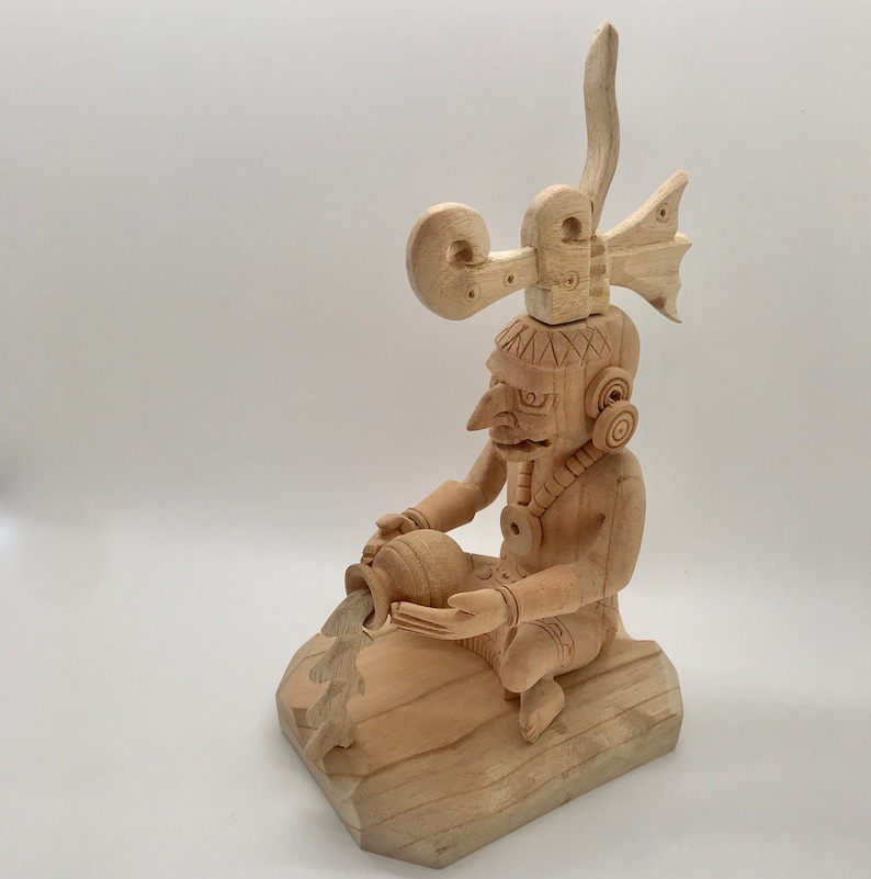Chaac dieu maya de la pluie statue sculptée à la main - Etsy France