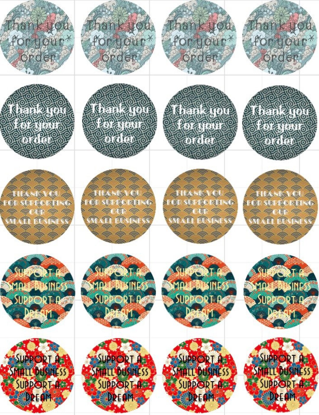 Japanese Style Stickers Choose Your Own Text - Etsy