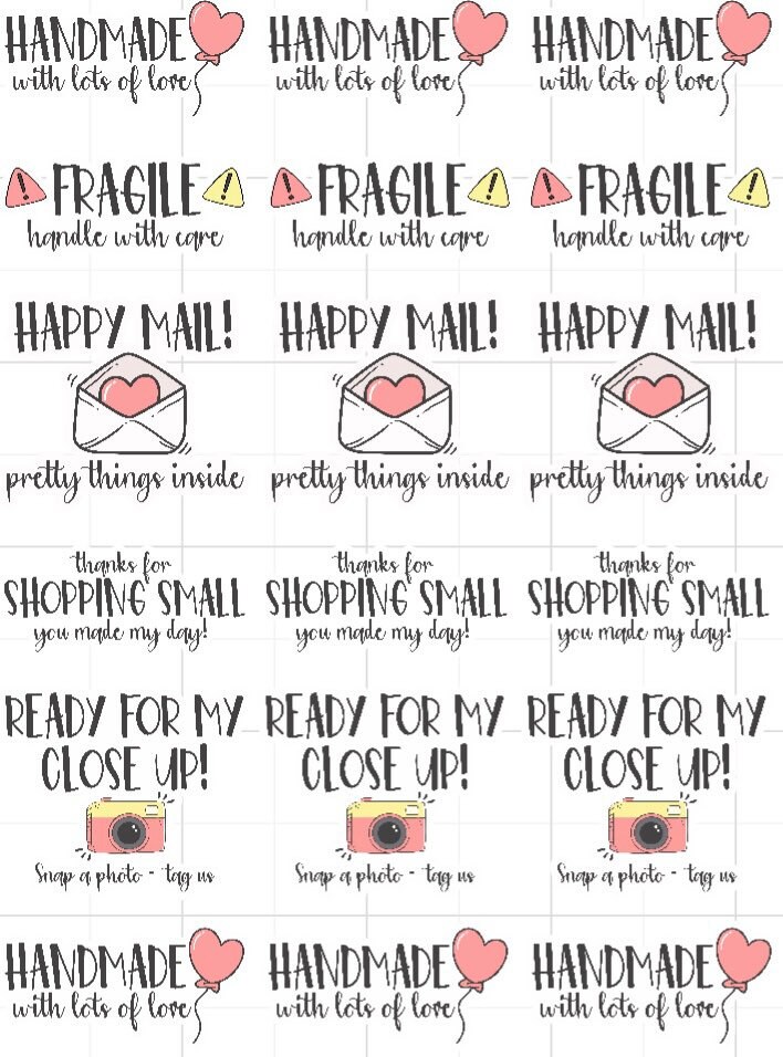 Small Business Stickers Cute | Etsy