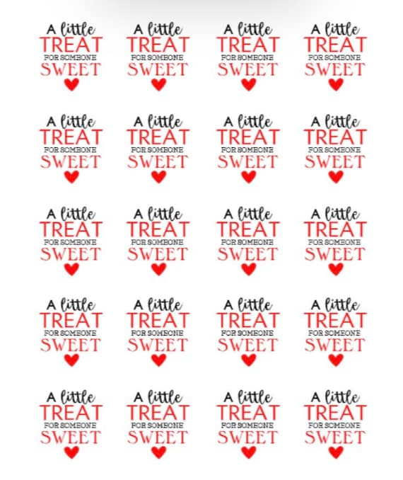 A Little Treat for Someone Sweet Stickers | Etsy
