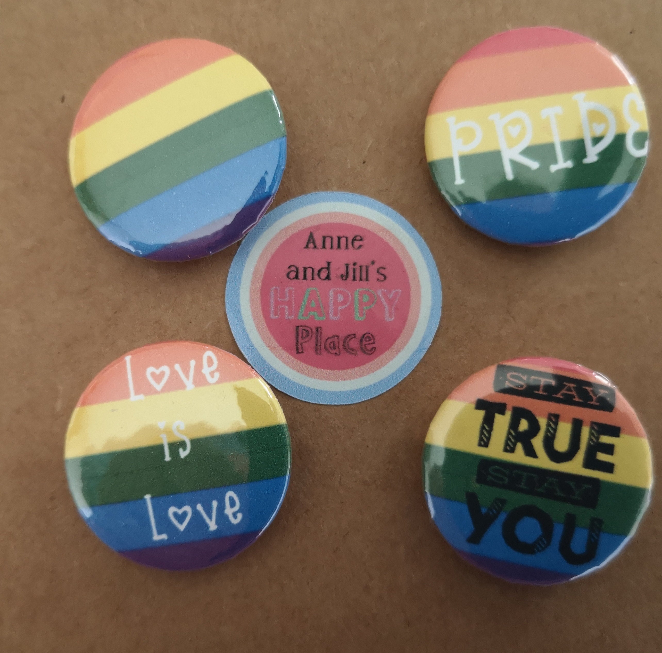 Pride/lbgtq Badge Sets | Etsy