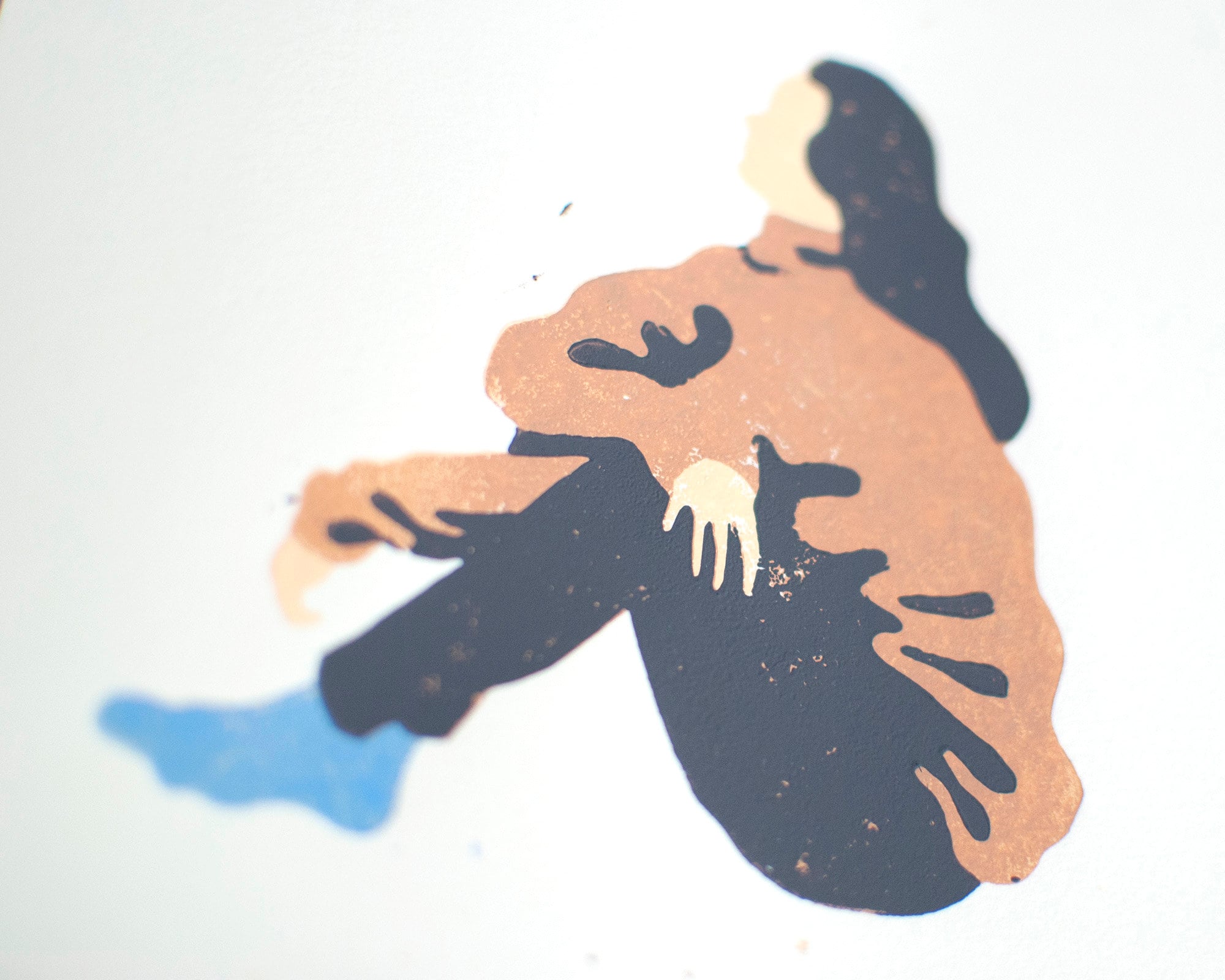 Woman Original Linocut Print - Etsy