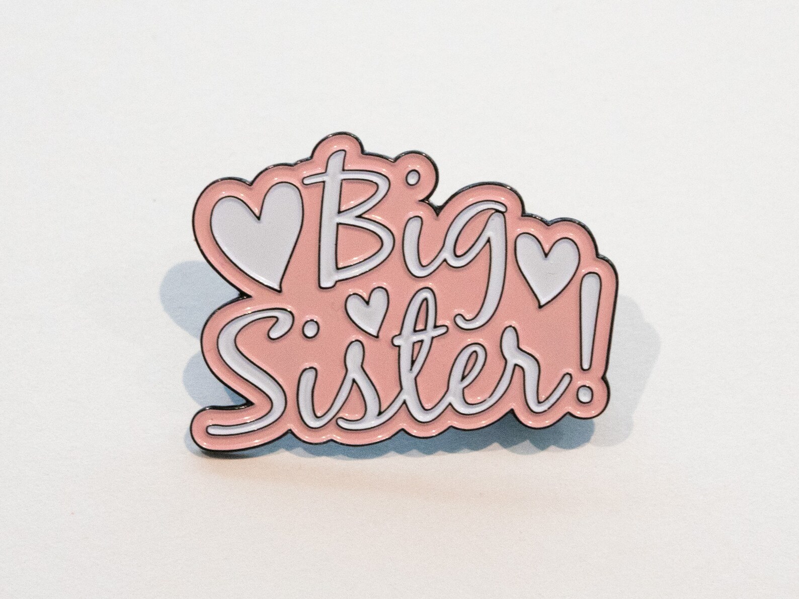 Big Sister Gift Enamel Pin Badge Sister Card Enamel Pin | Etsy