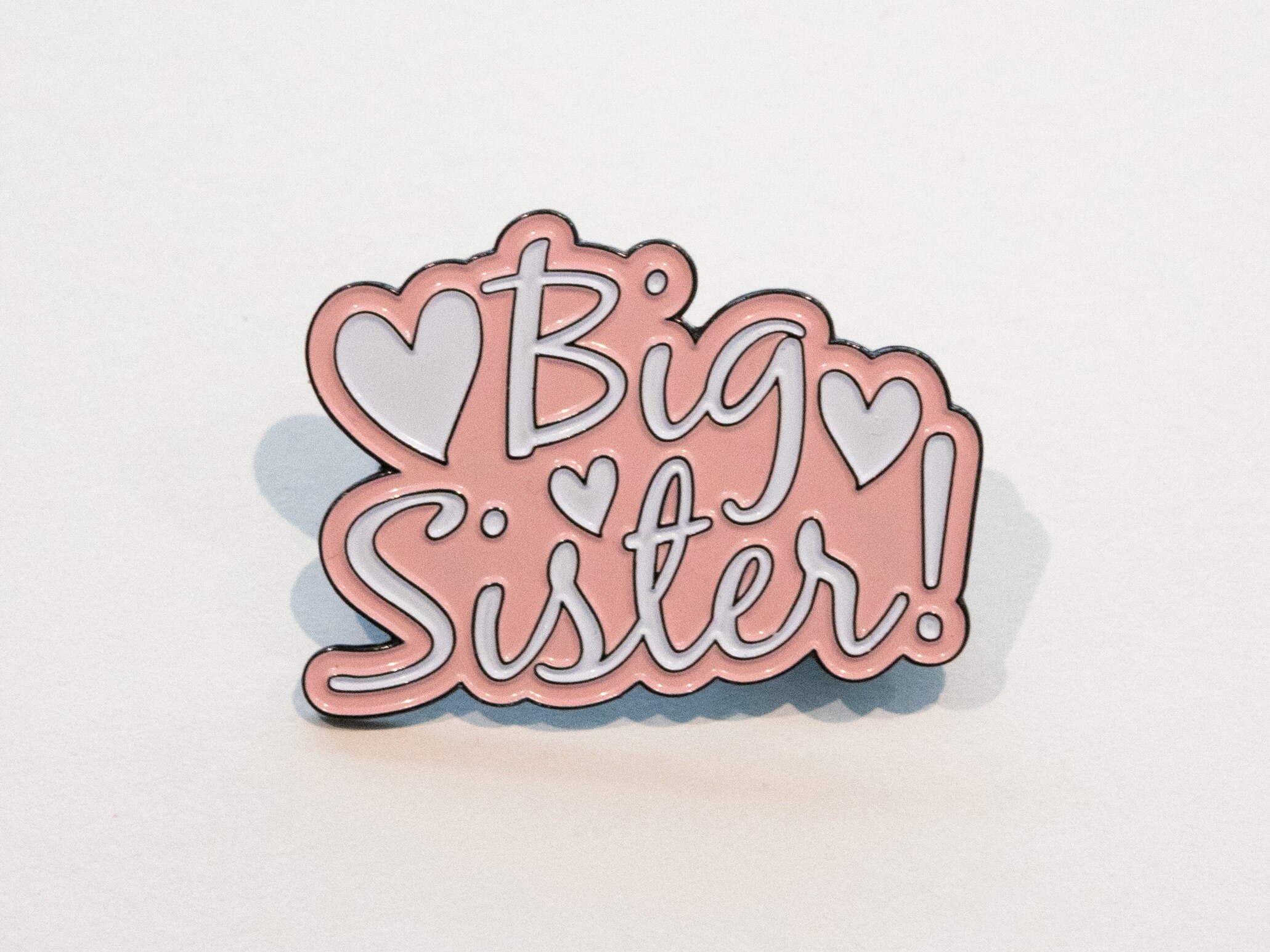 Big Sister Gift Enamel Pin Badge Sister Card Enamel Pin - Etsy UK