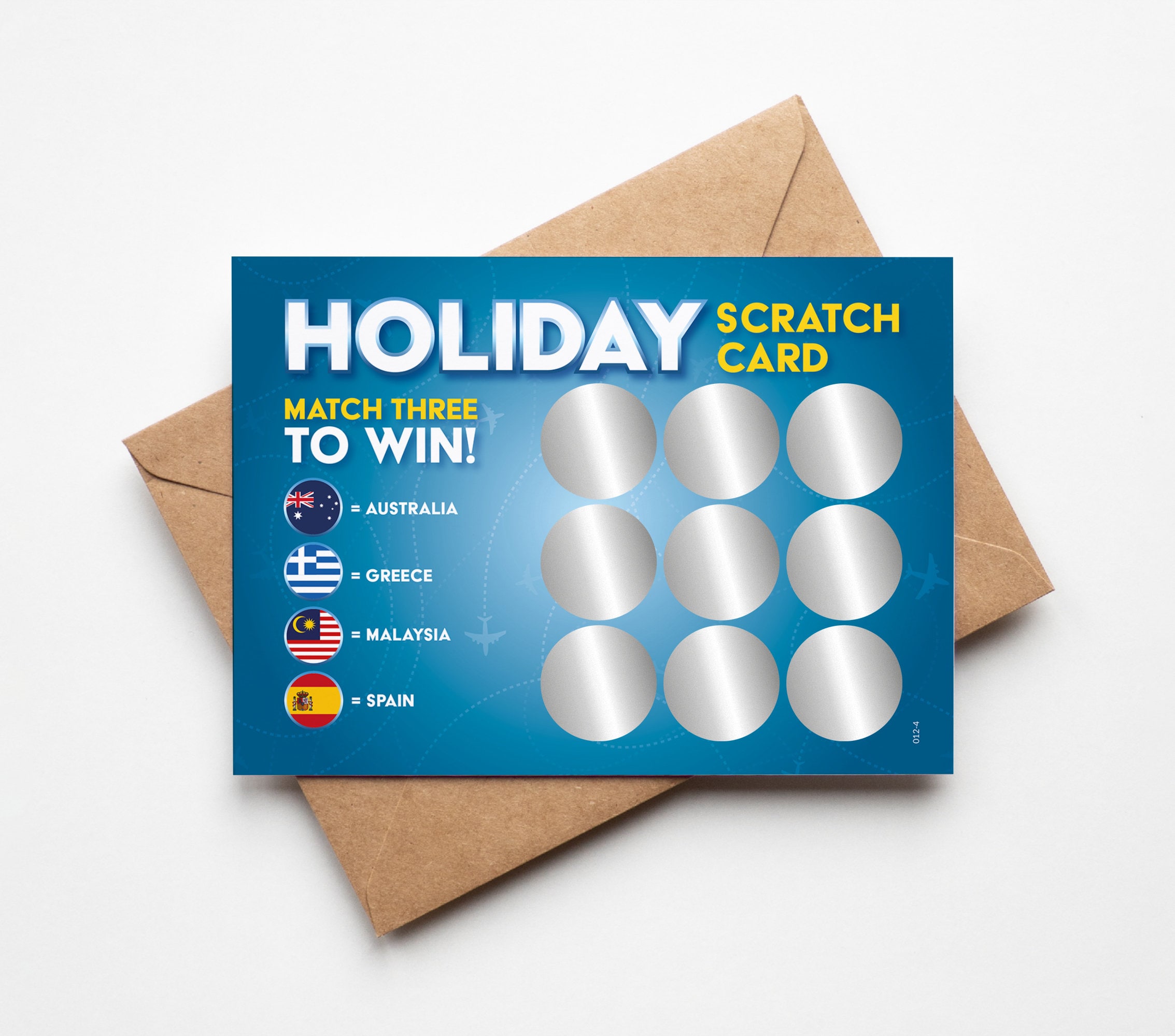 Surprise Holiday Scratch Card: Vacation Reveal Gift - Etsy UK