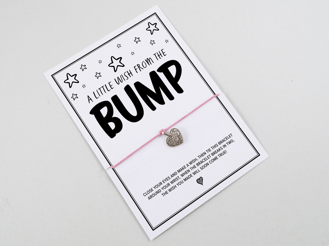 Gift From Bump to Mummy, Mum to Be Bracelet, A Little Wish From the ...