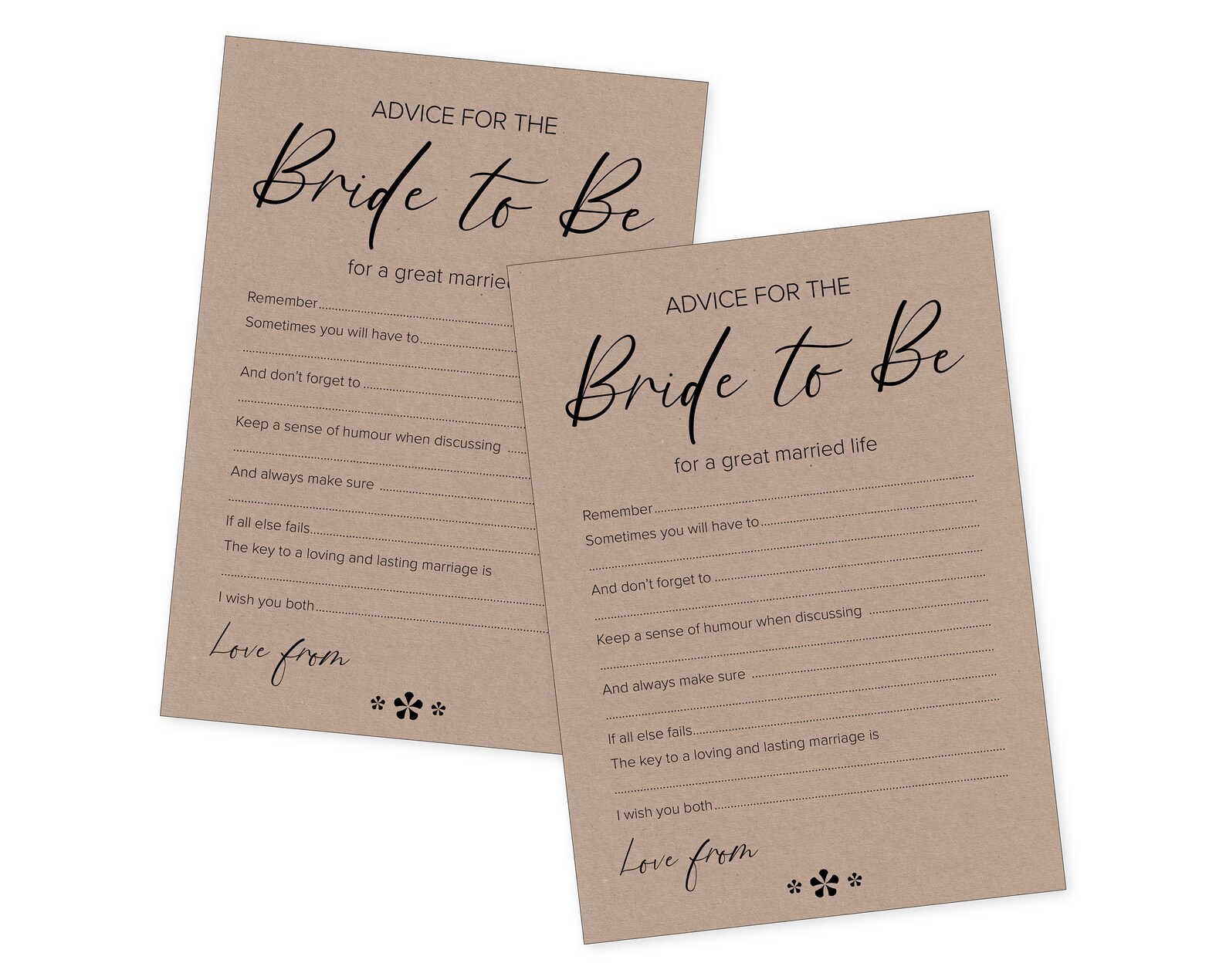 Hen Party Games Advice for the Bride Game Cards Hen Party - Etsy