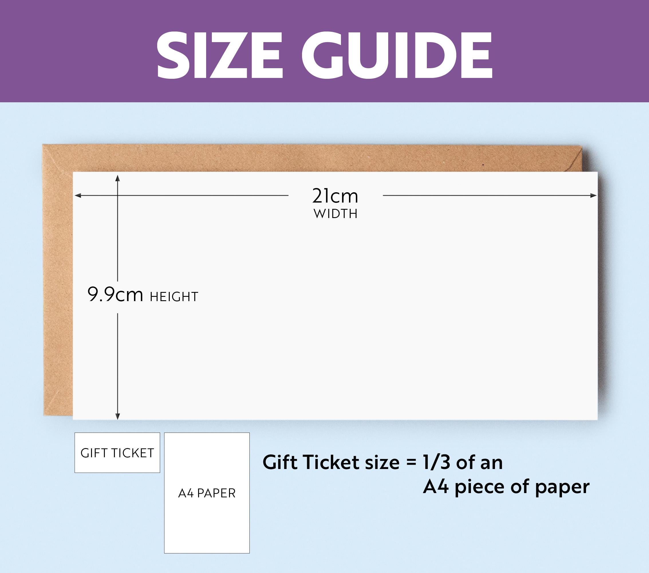 Personalised Fake Concert/event Ticket Gift: Theatre Voucher Reveal ...