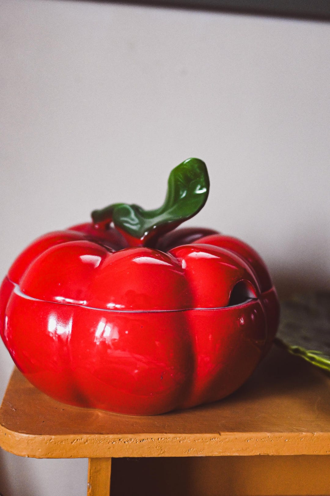 Vintage Tomato-shaped Ceramic Parmesan Holder & Gravy Boat - Unique ...