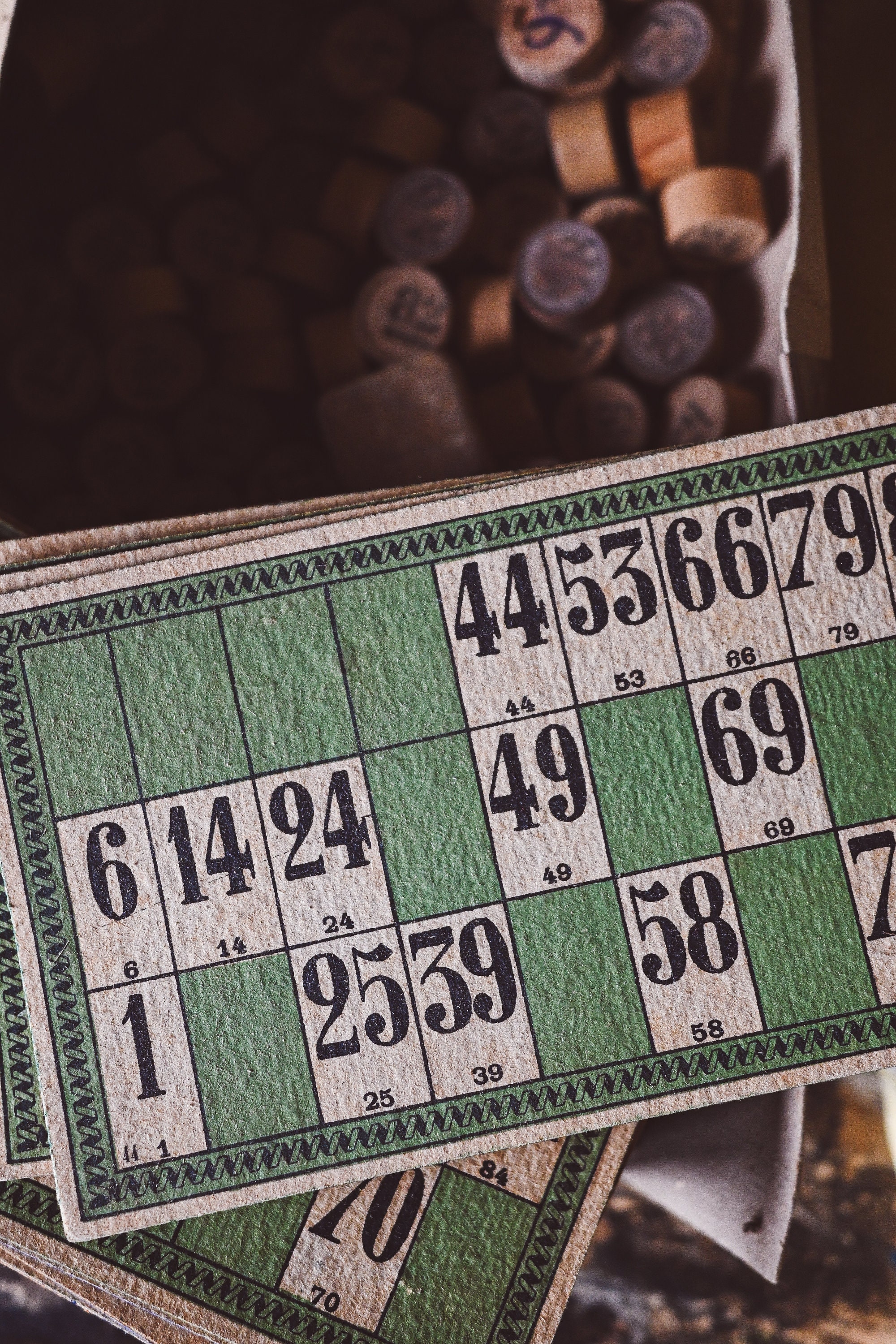 Antique Tombola Game in Cardboard Box - Etsy