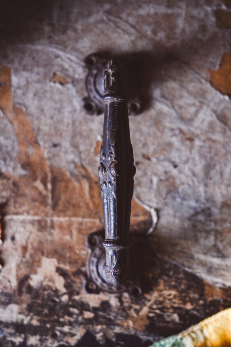 Antique Cast Iron Handle - Etsy