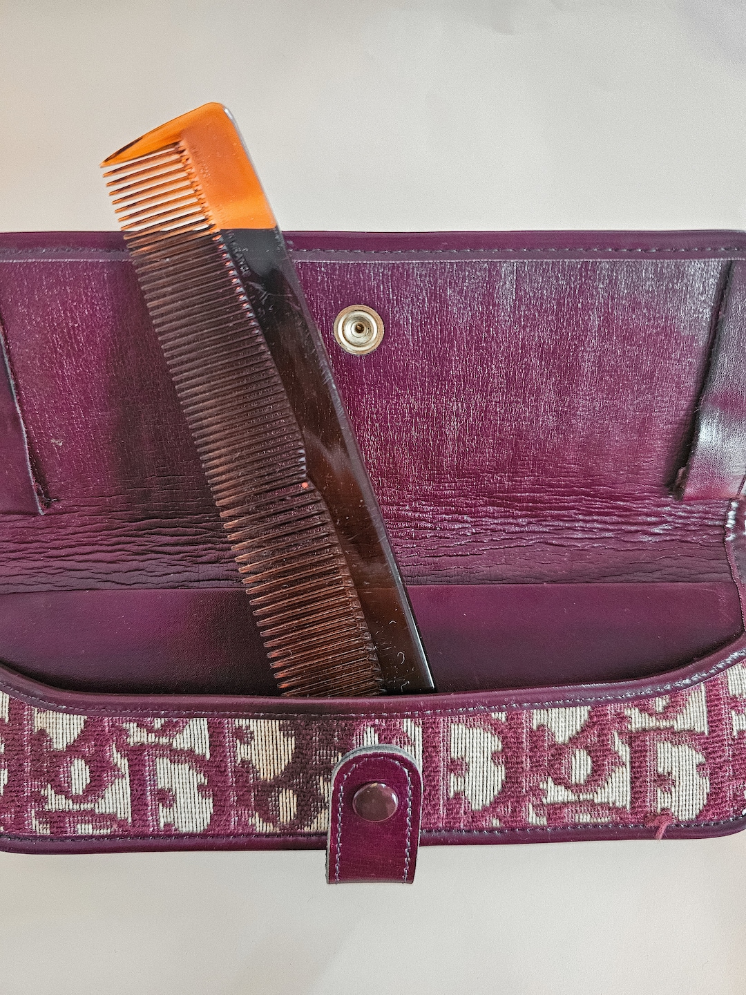Vintage Christian Dior Diorissimo Comb Holder - Elegant Vanity ...