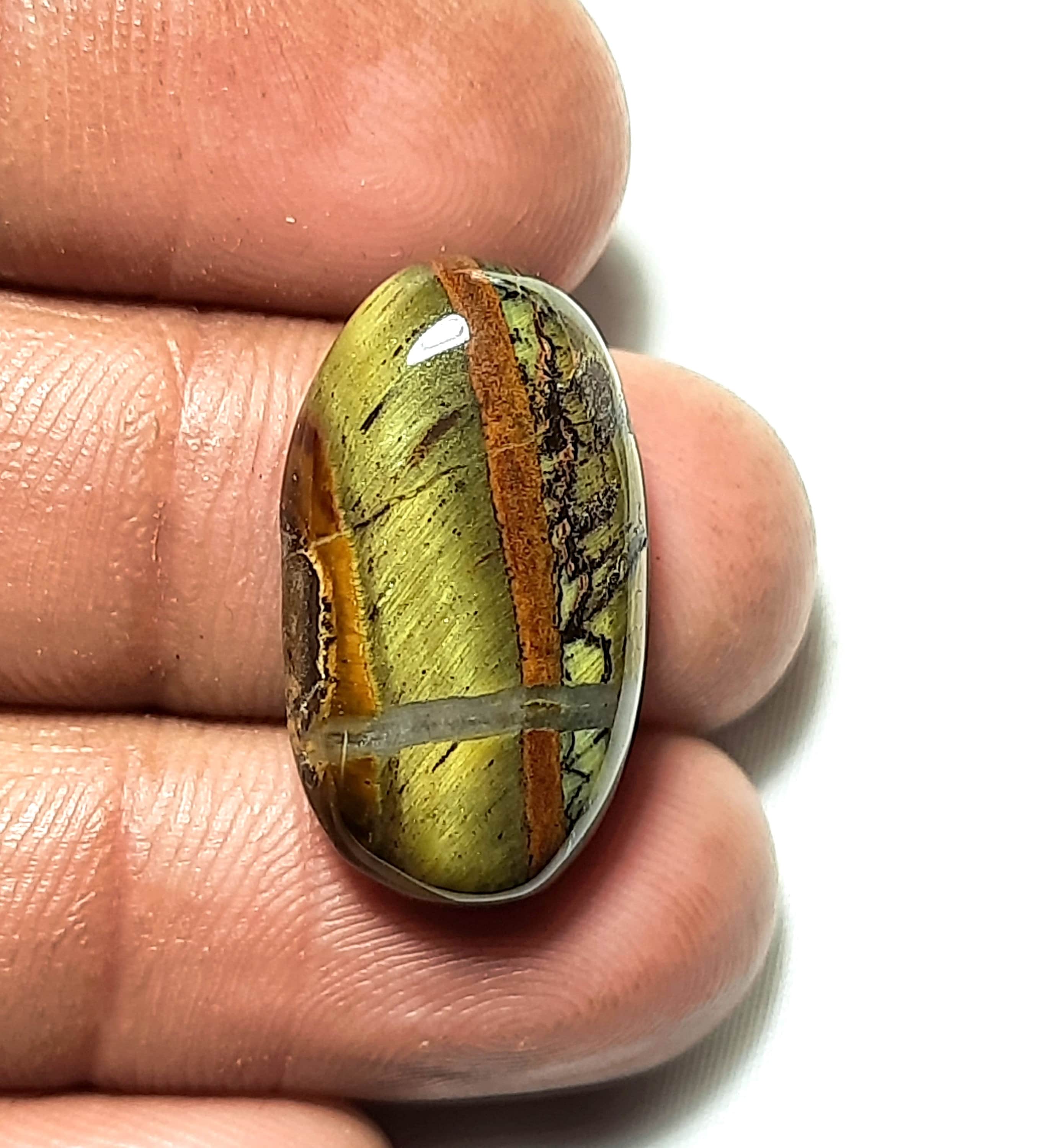 NATURAL TIGER Gemstone 15.45 Carat | Etsy