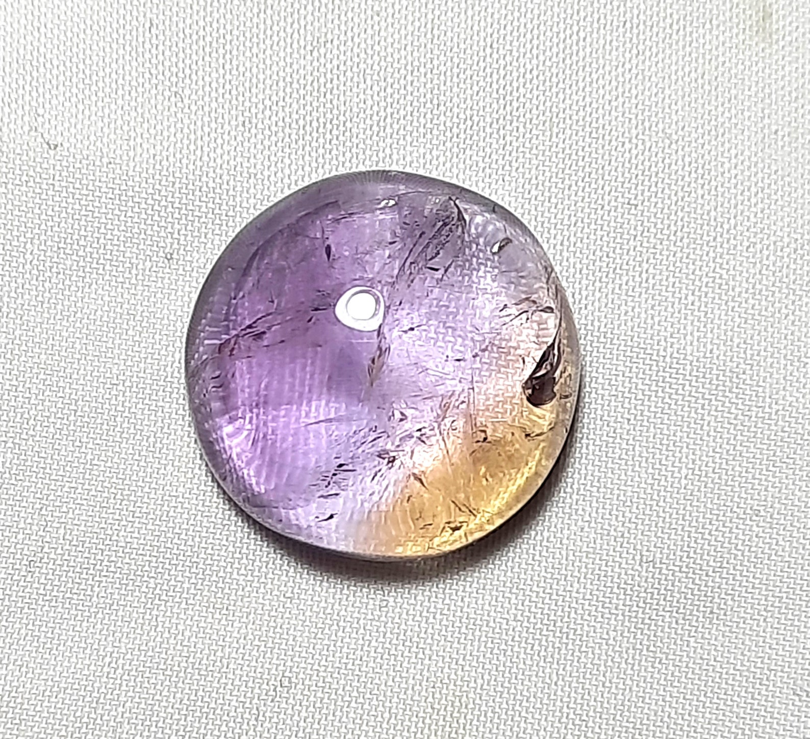 NATURAL AMETRINE GEMSTONE 20.15 Carat | Etsy