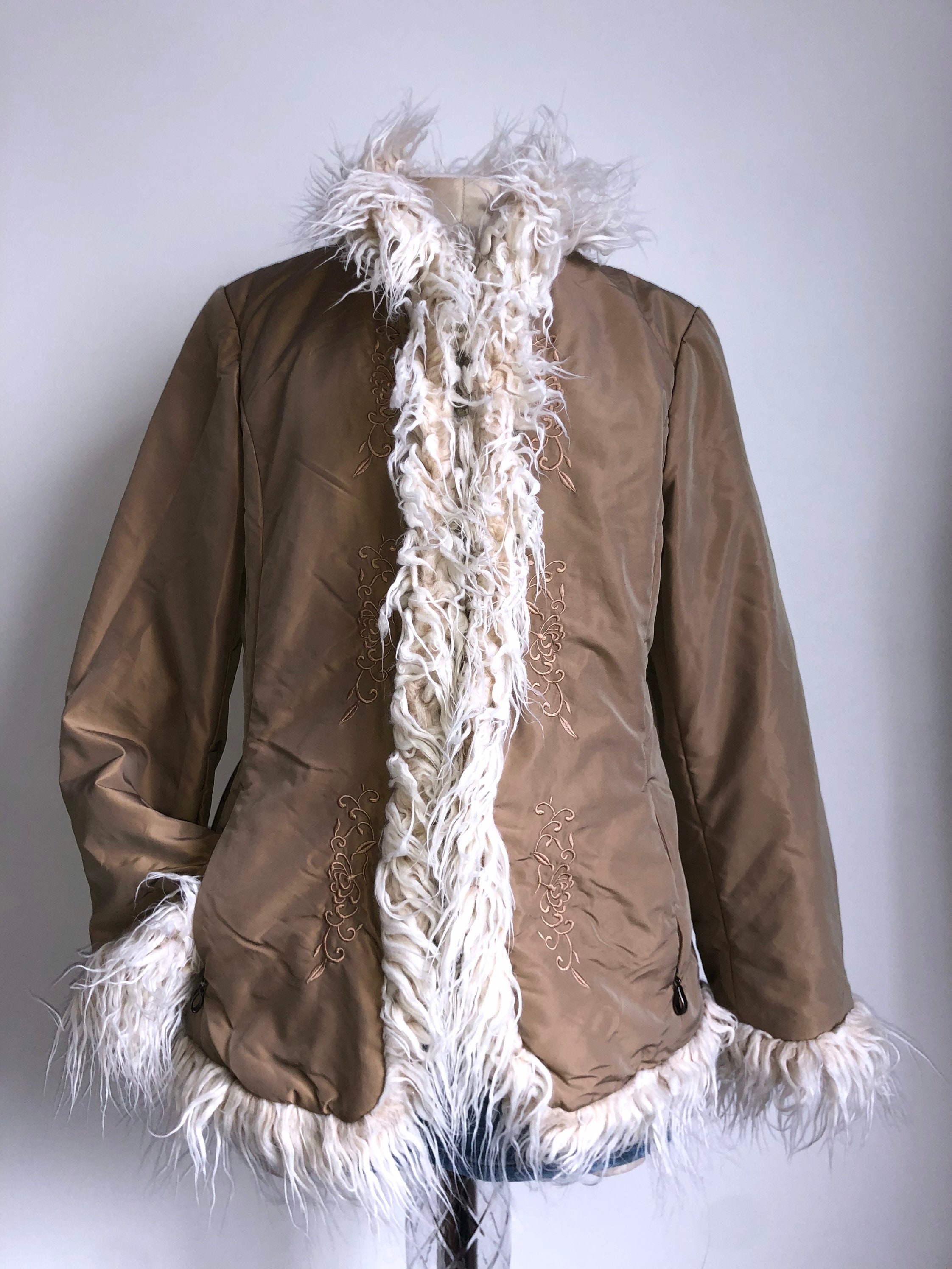 Y2K Jacket Light Brown Color From JOY Sz 38/40 - Etsy Hong Kong