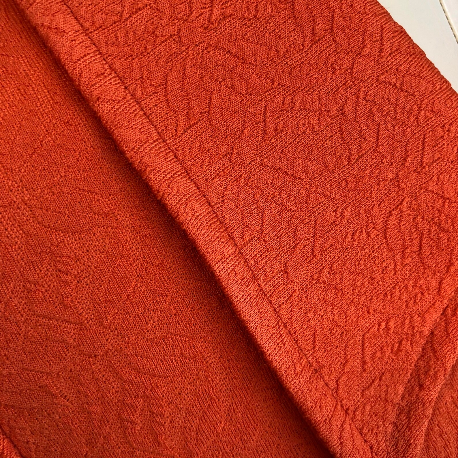 90s Vintage Hand Made Orange Dress - Etsy
