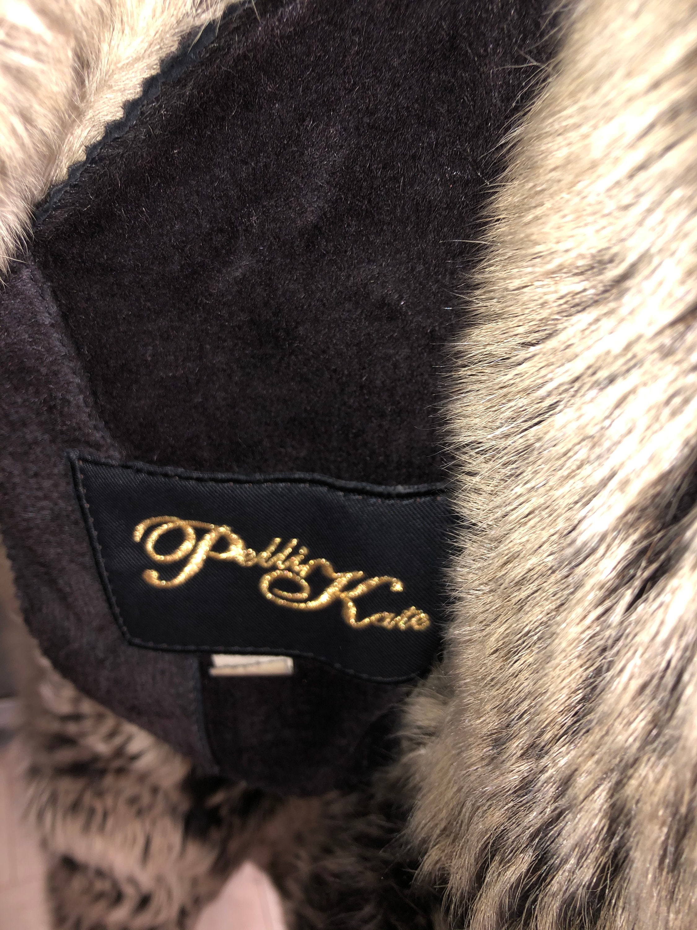 Black Lama Fur Coat, Shearling Long Coat Hooded Black Afghan Real Fur ...