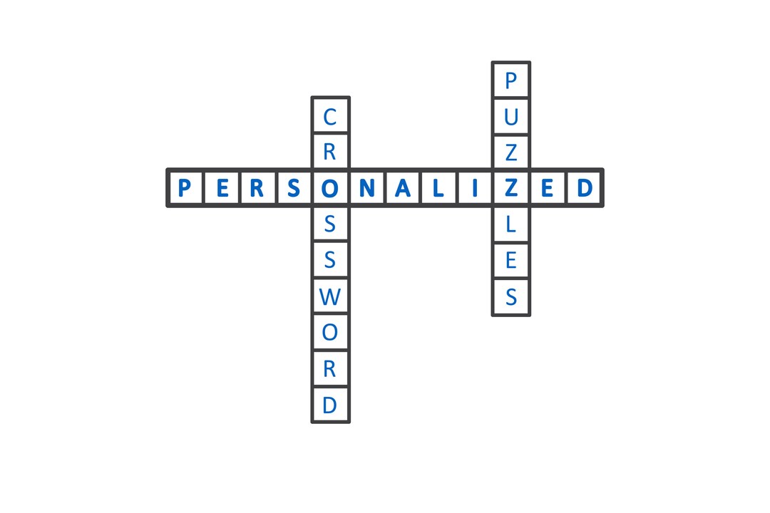 Personalized Crossword Puzzles - Etsy