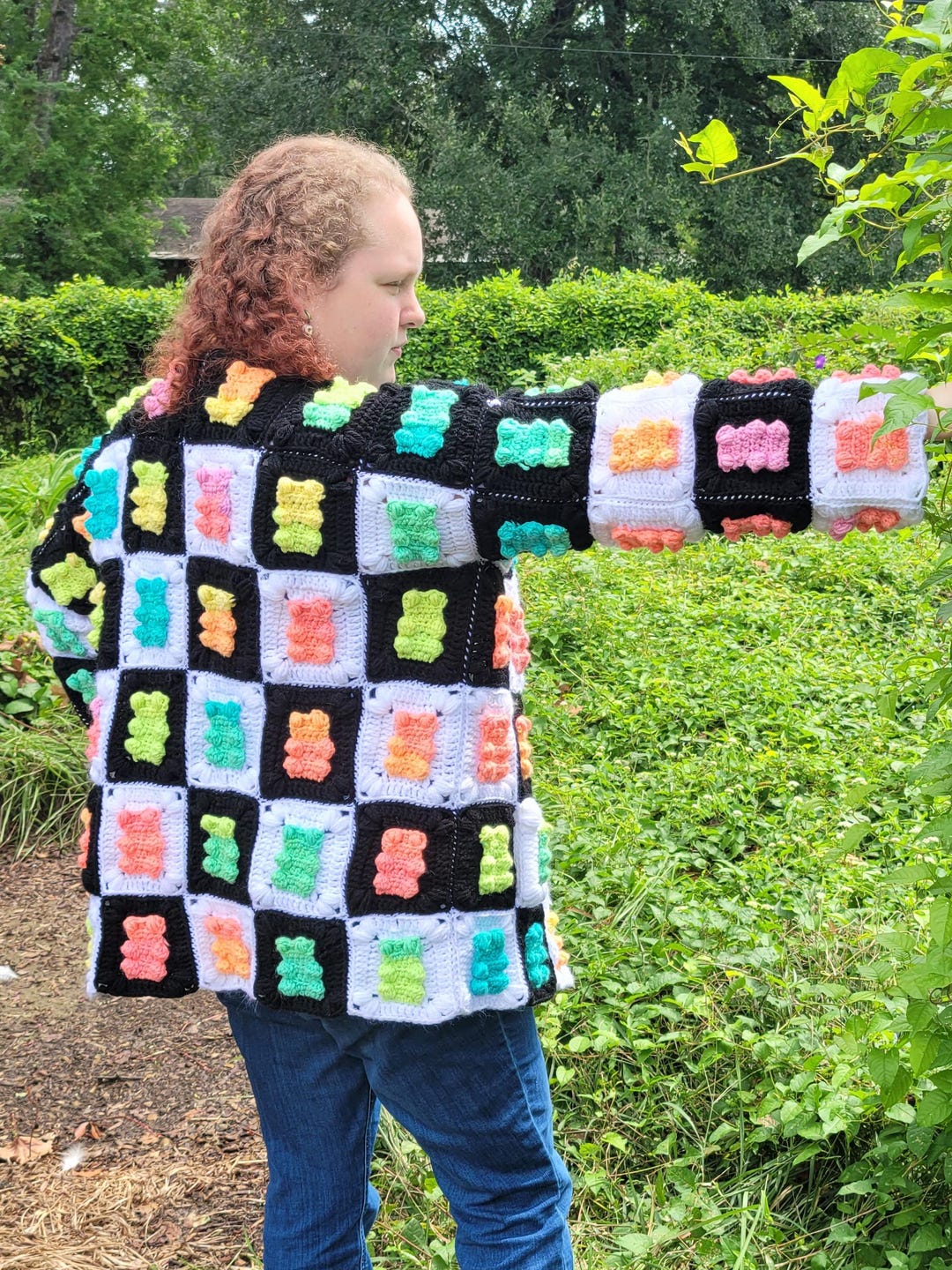 Gummy Bear Granny Square Cardigan - Etsy