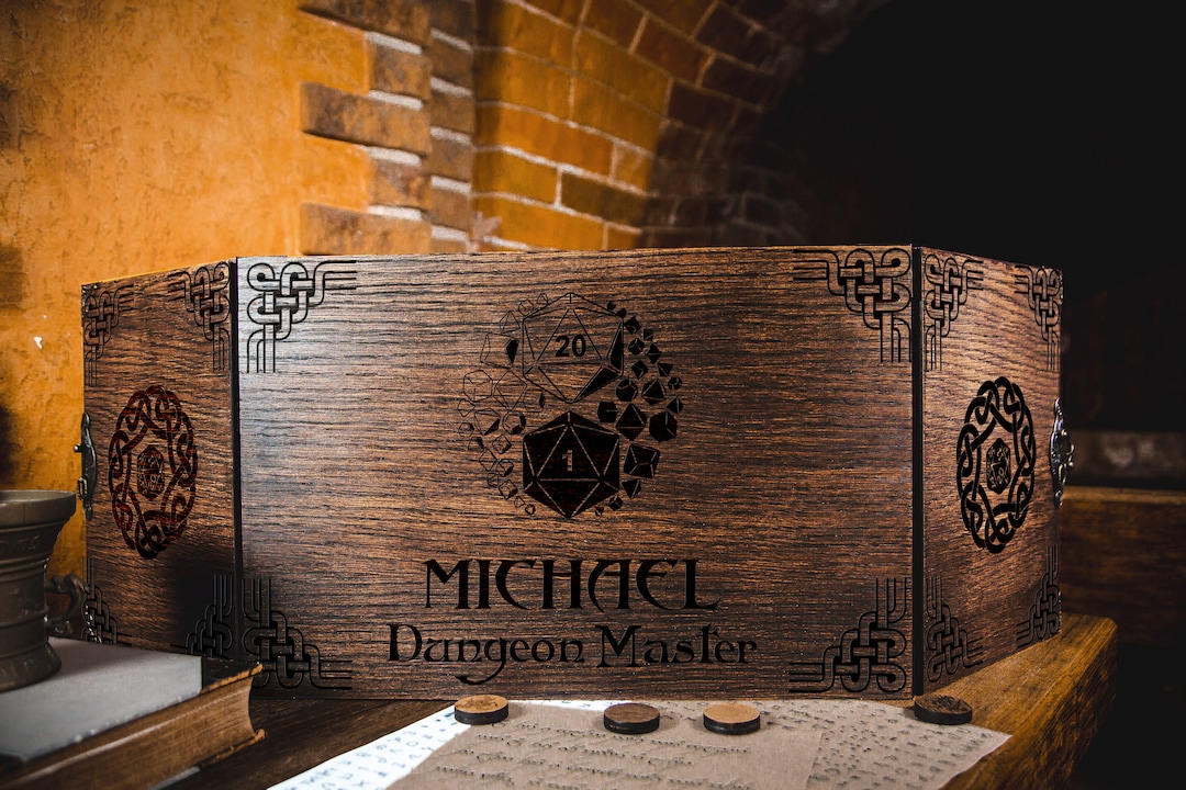 Magnetic Game Master Screen -screen for Board Rpg Game-wooden Game ...