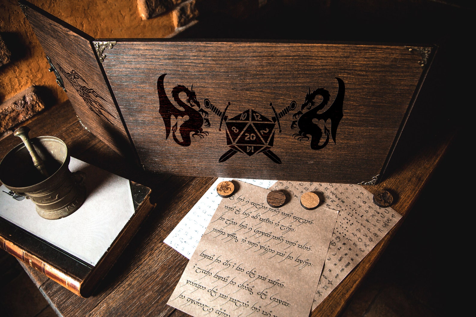 Screen for Board Rpg Game 36 Wooden Game Master Screen. - Etsy