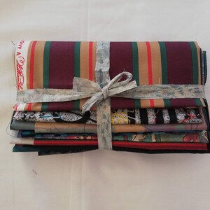 Vintage Fabric Bundle | Oddments for Fabric Projects | 10 Pieces 40 ...