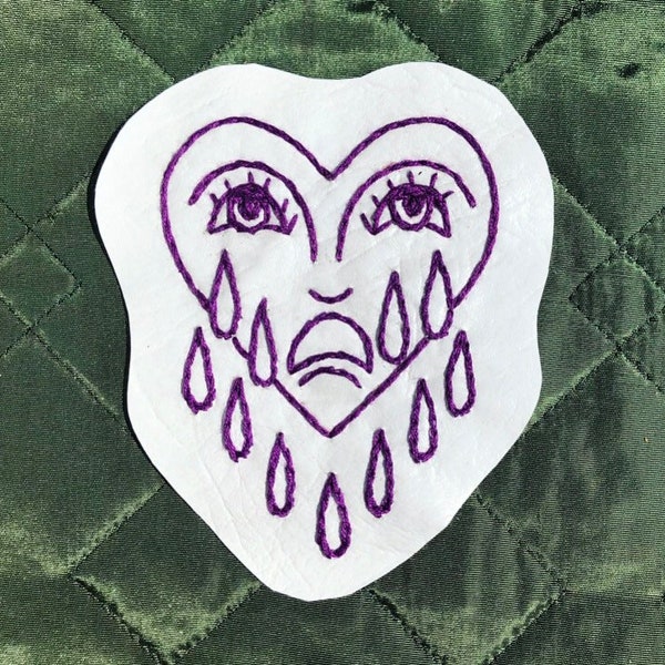 Crying Heart - Etsy
