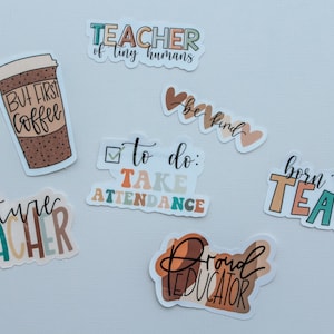 Teacher Sticker Pack - Etsy