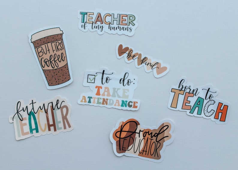 Teacher Sticker Pack | Etsy