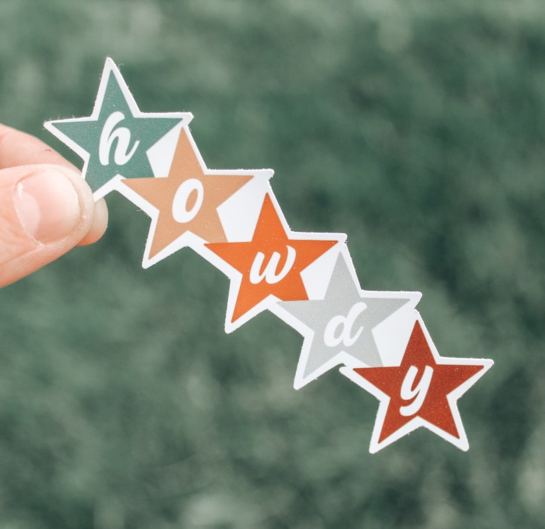 Boho Pastel Western Sticker Pack - Etsy