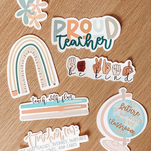 Digital Teacher Sticker Pack - Etsy