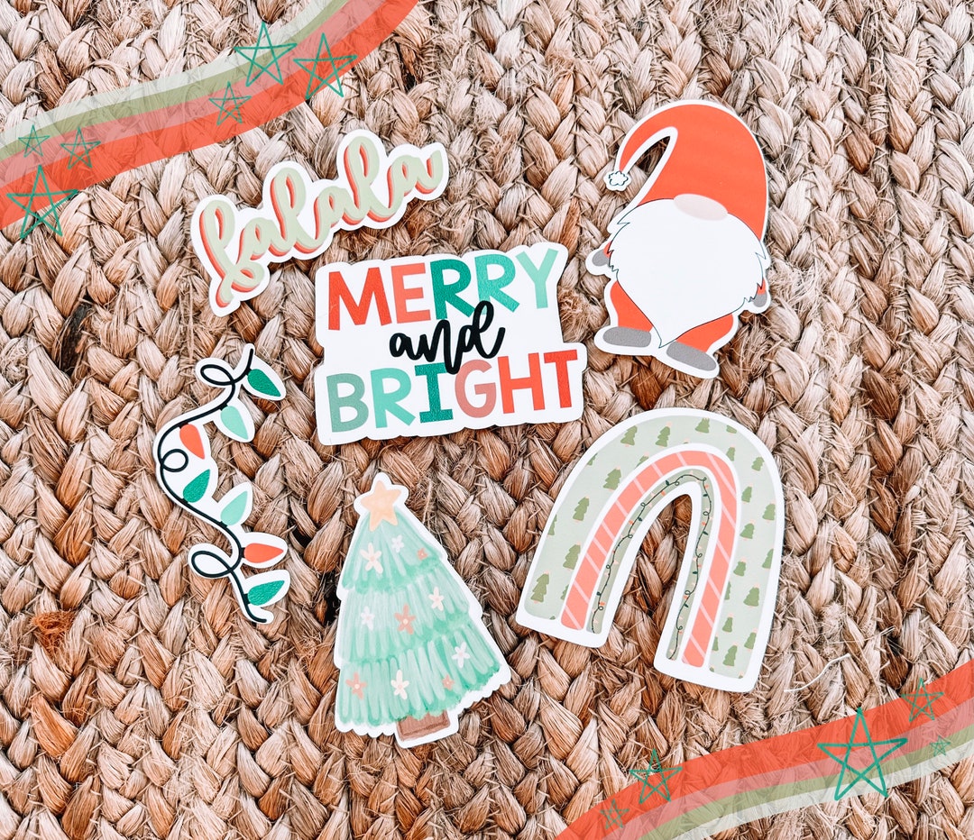 Christmas Sticker Pack | Aesthetic | Laptop Holiday Stickers - Etsy