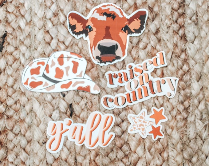 Highland Cow Sticker - Etsy