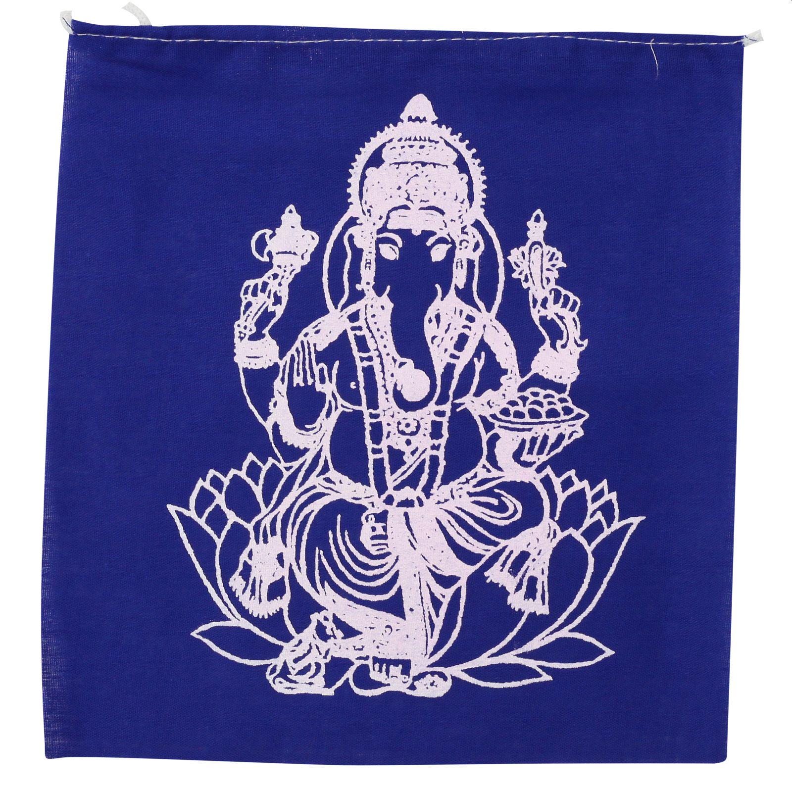 Prayer Flag - Ganesha - Fabric - Colorful - Approx. 18 X 16 Cm - Etsy