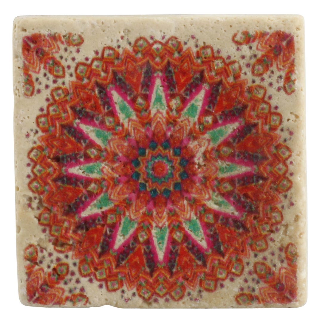 Magnet Made of Travertine 4.8 X 4.8 Cm - Vintage Look - Model 34 - Etsy