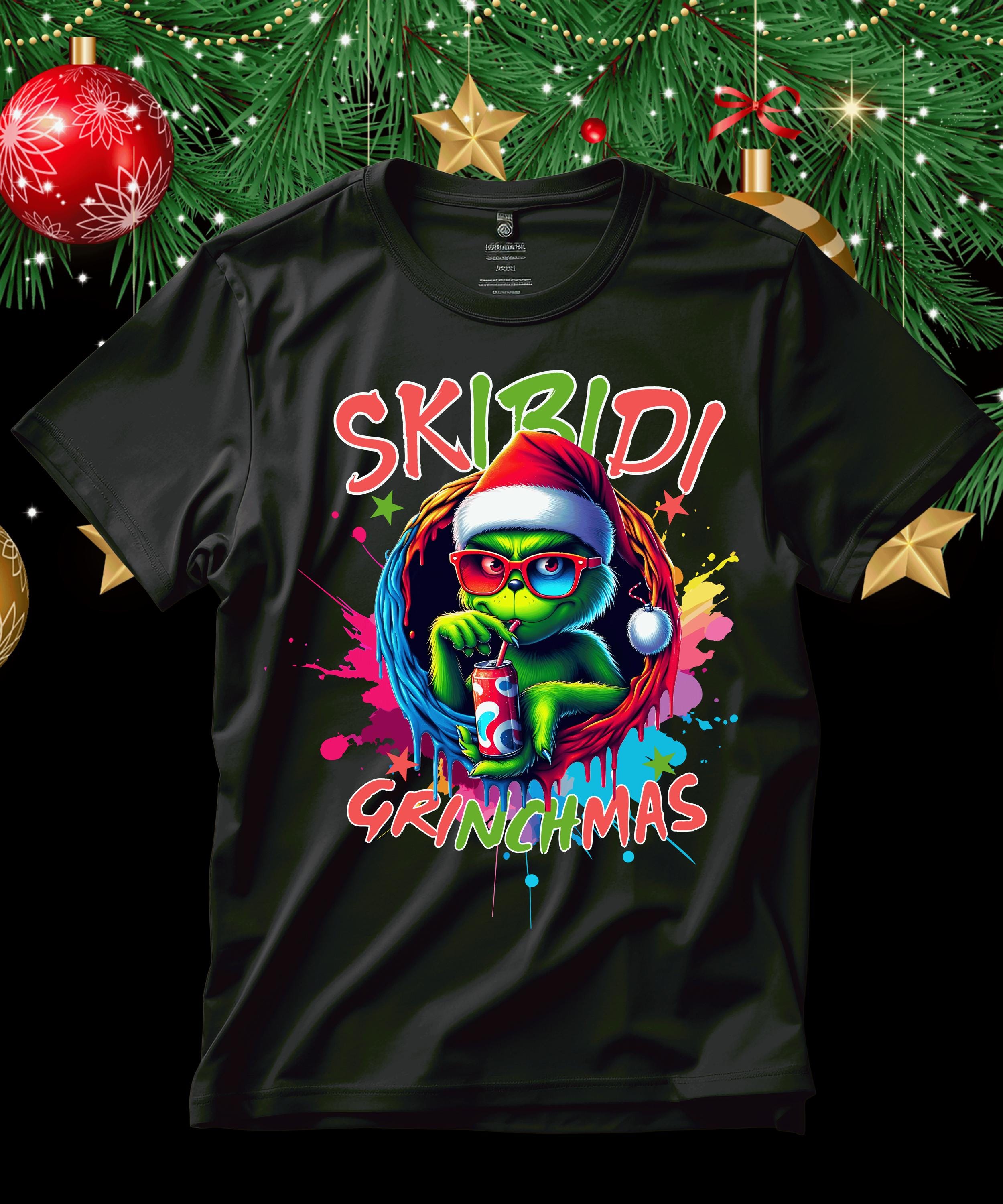 Skibidi Rizzmas PNG, Funny Grinch,rude Christmas Design,grinch Gifts ...